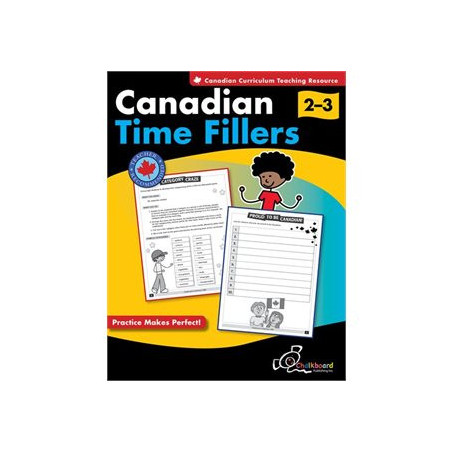 Canadian Time Fillers Gr. 2-3 Chalkboard Press CP4077